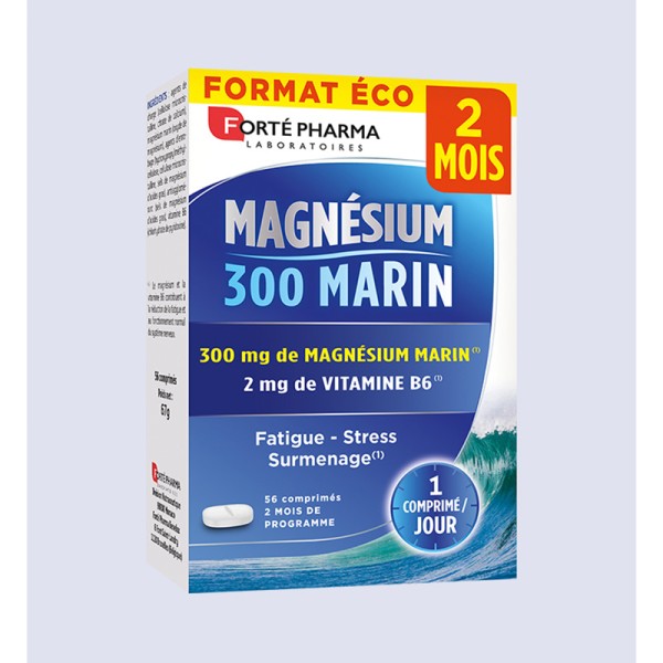 Magnesium 300 Marin (56 comprimate), Forte Pharma, Preț 46,22 Lei - de ...