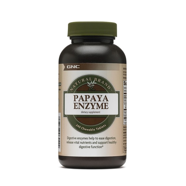 Enzime digestive din papaia (240 capsule), GNC Natural Brand, Preț 139 ...