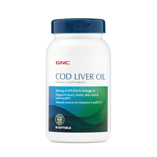 Ulei triplu din ficat de cod (90 capsule), GNC, Preț 115,00 Lei ...