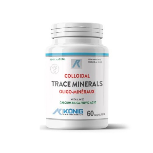 Minerale trasoare coloidale organice cu acid fulvic (60 capsule), Konig ...