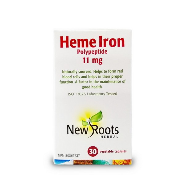 Fier Heme (30 capsule), New Roots, Preț 218,00 Lei - Napofarm.ro