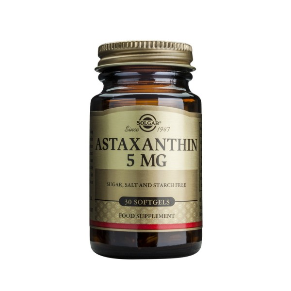 Astaxanthin 5mg (30 capsule), Solgar, Preț 118,18 Lei - de la Biom.ro